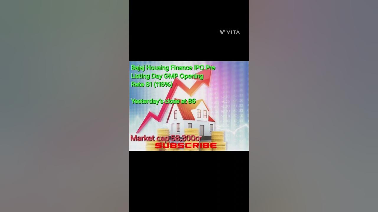 Bajaj housing finance IPO 120% gain🚀 subscription of 3.24L cr #bajajhousingfinanceipo#shorts ...