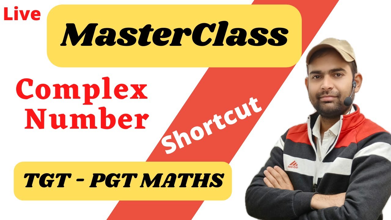 Complex Number Shortcut | MasterClass For Complex Number | TGT PGT ...