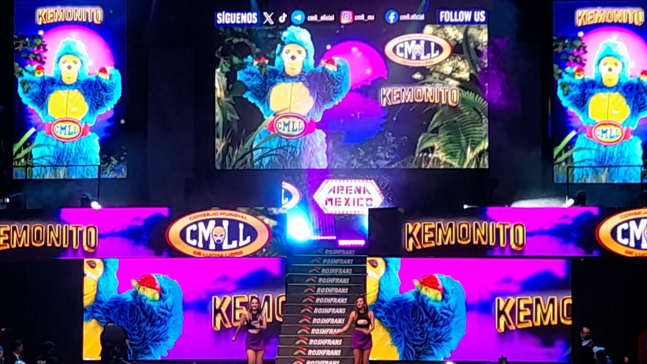 Así fue la PRESENTACIÓN de KEMONITO en su regreso a la Arena México ...