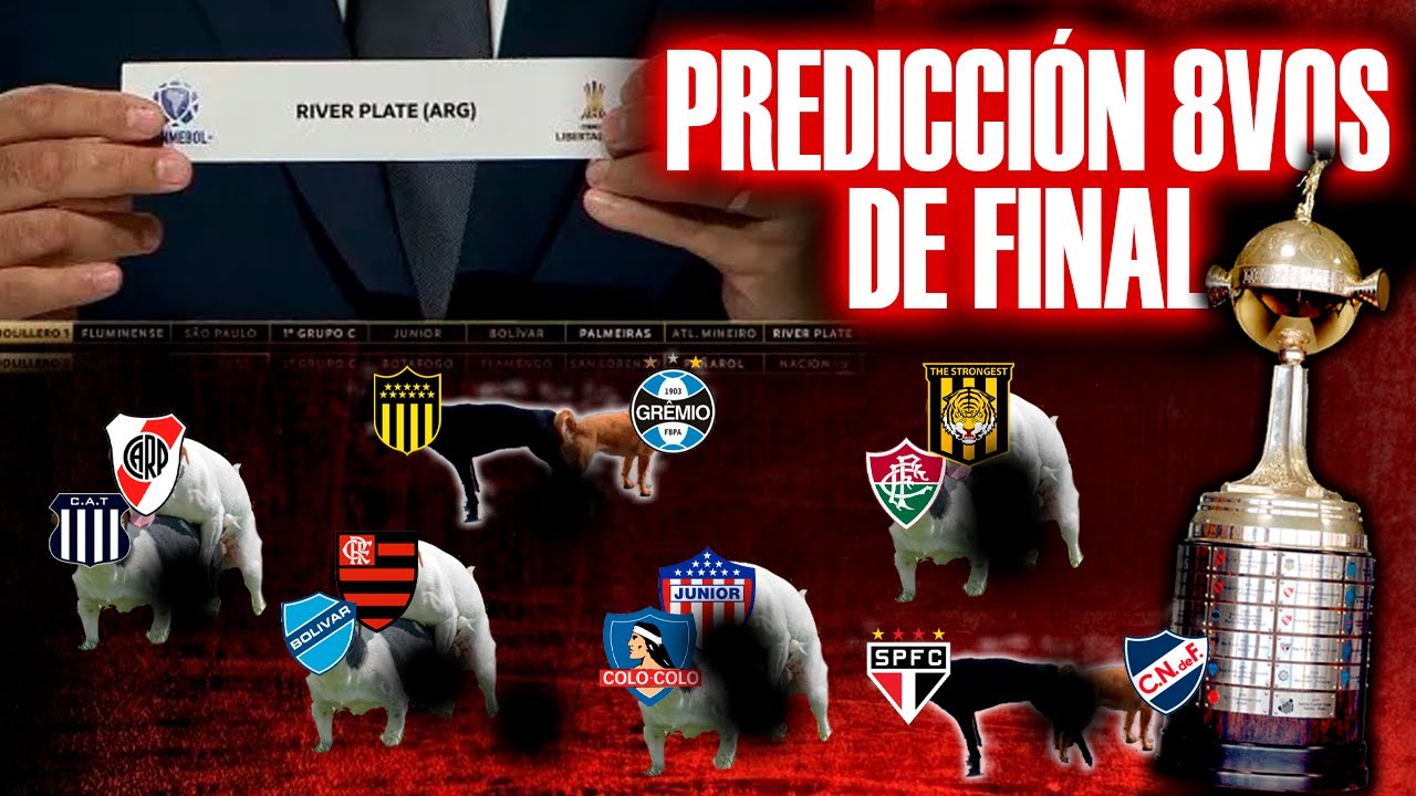 🏆 PREDICCIÓN DE LOS 8VOS DE FINAL DE LA COPA LIBERTADORES 2024 || Estos ...