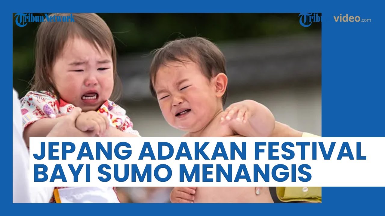 Unik! Jepang Adakan Festival Bayi Sumo Menangis, Bayi yang Menangis ...