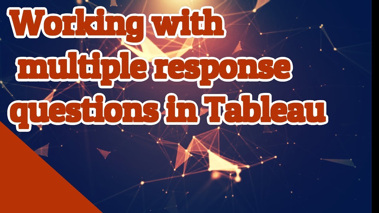 Analyzing Multiple Response Questions In Tableau YouTube Analyzing Multiple Response Questions In Tableau YouTube