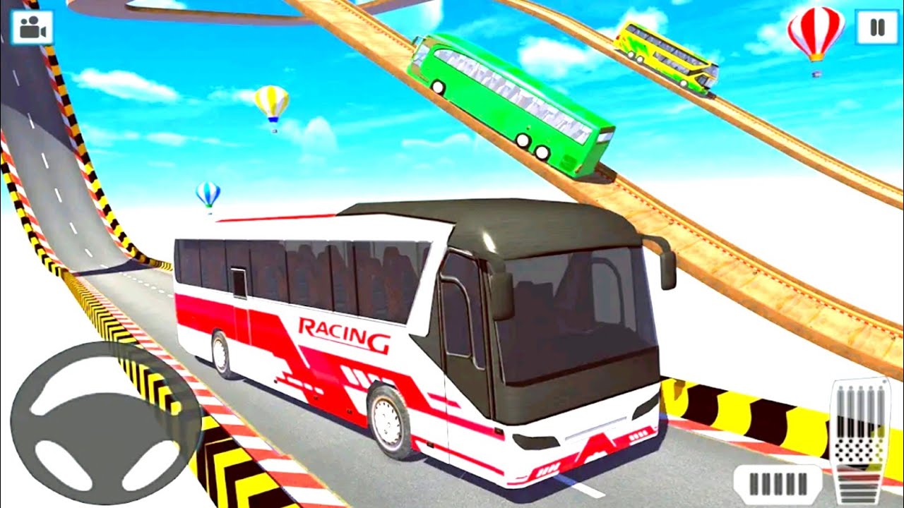 Mega Ramp Bus Stunt: Bus Games/Crazy Mega Ramp Bus Stunt Game - YouTube