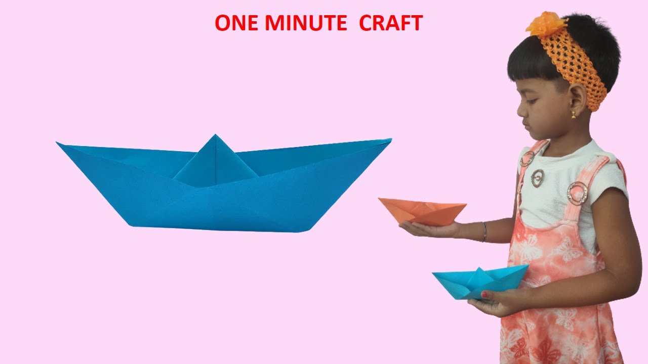 How to make paper boat ? | Paper Ship Easy Origami |Kappal seivathu ...