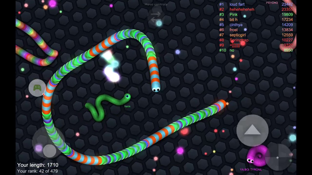 Making my own slither.io snake - YouTube