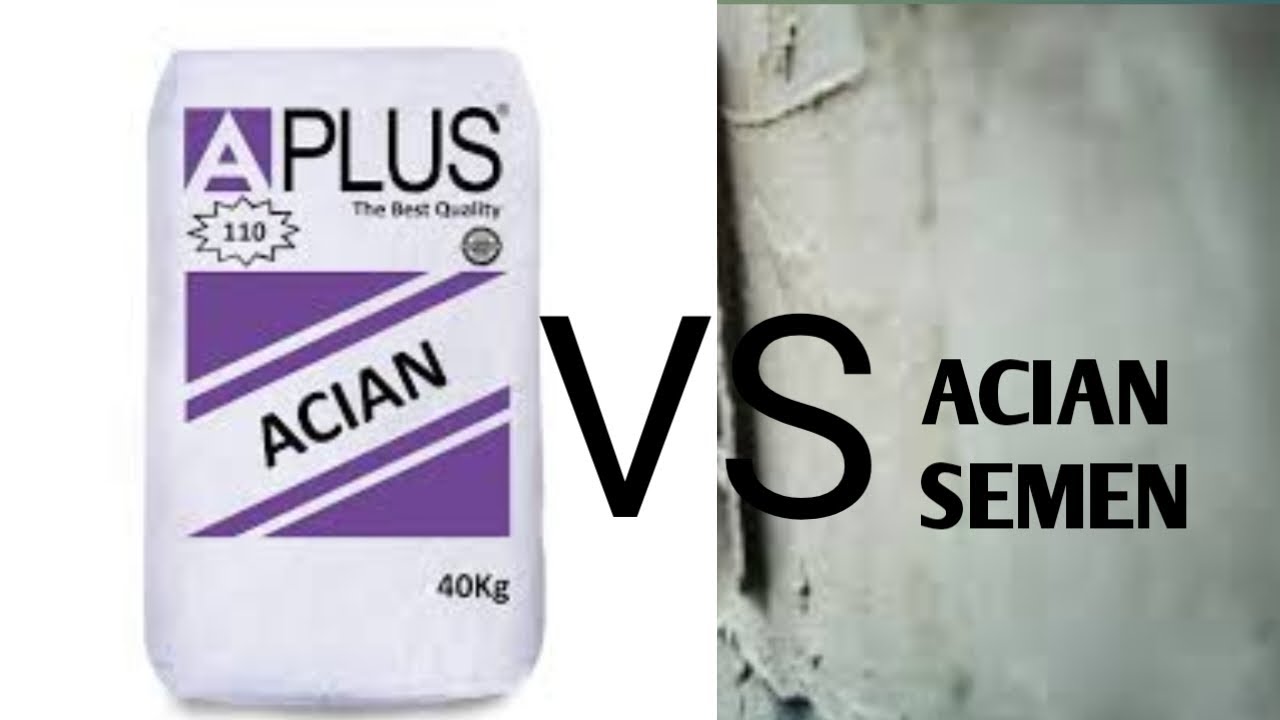 Perbedaan acian dan aplus | simak sebelum di gunakan - YouTube