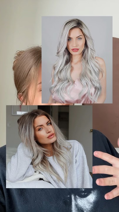 I Found My First Grey Hair π΅π» Greyhair Silverhair Hair