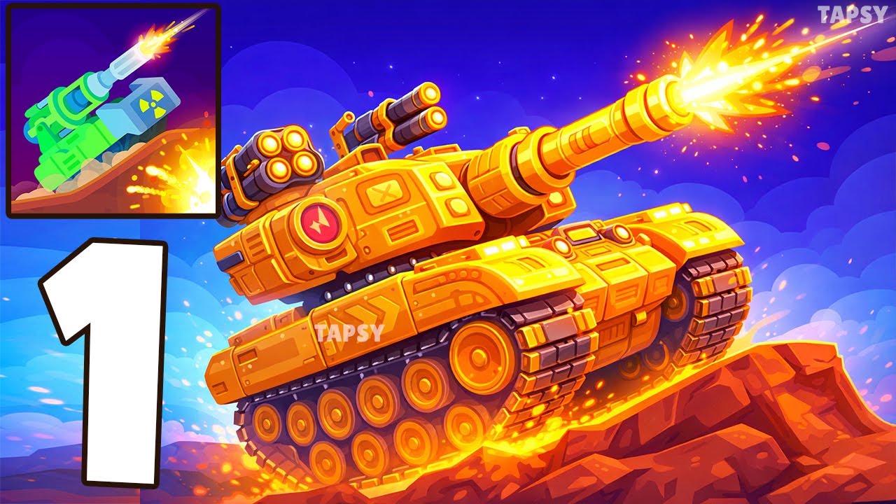 🚀Tank Stars Gameplay Walkthrough Part 1 – First Battles & Powerful Tanks (Android,iOS) - YouTube