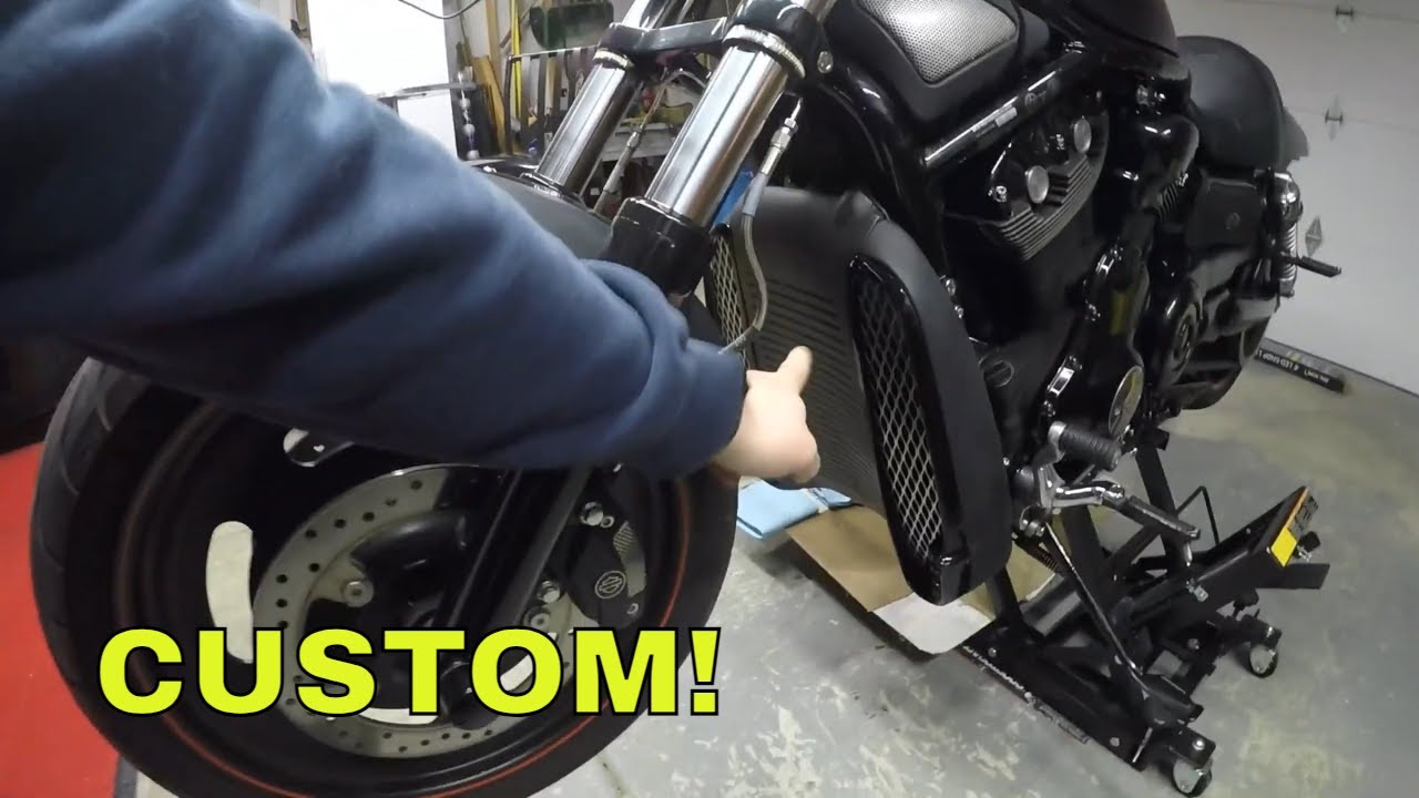 Making New Radiator Screens for the Night Rod and Fixing the Rear ...