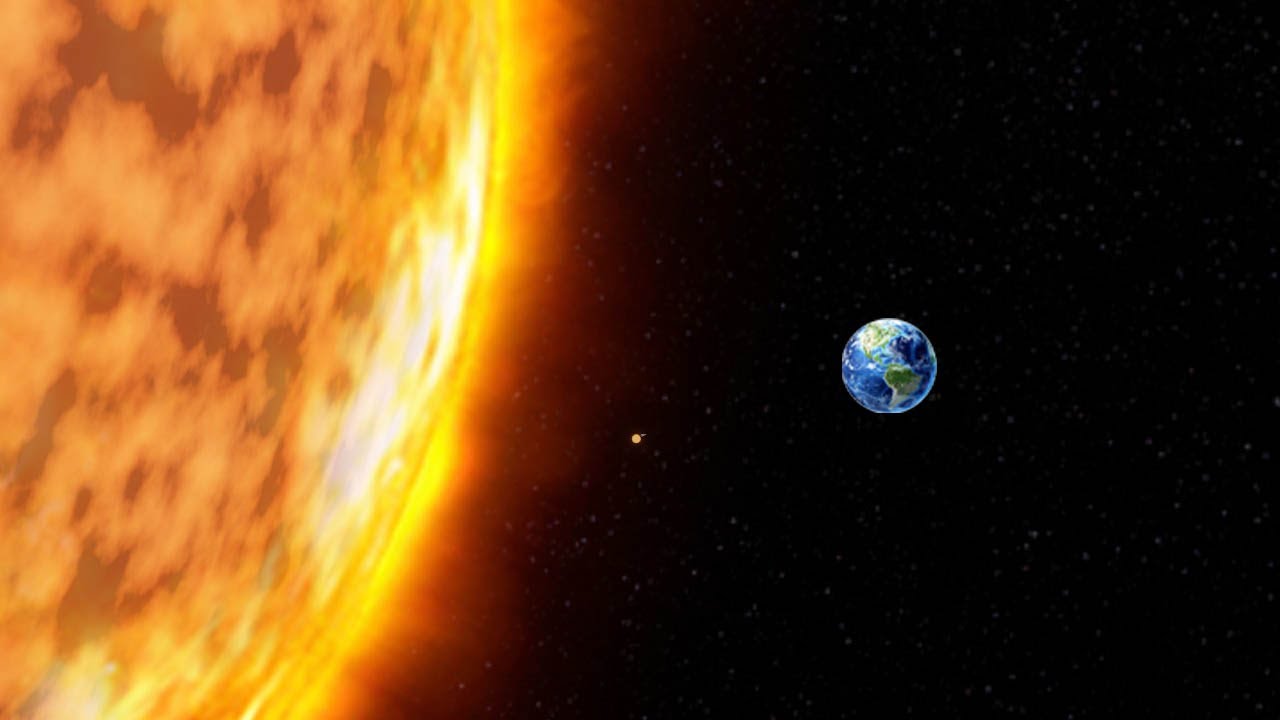 Sun vs The large star size comparison - YouTube