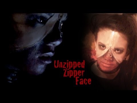 Unzipped Zipper Face Makeup Tutorial - YouTube