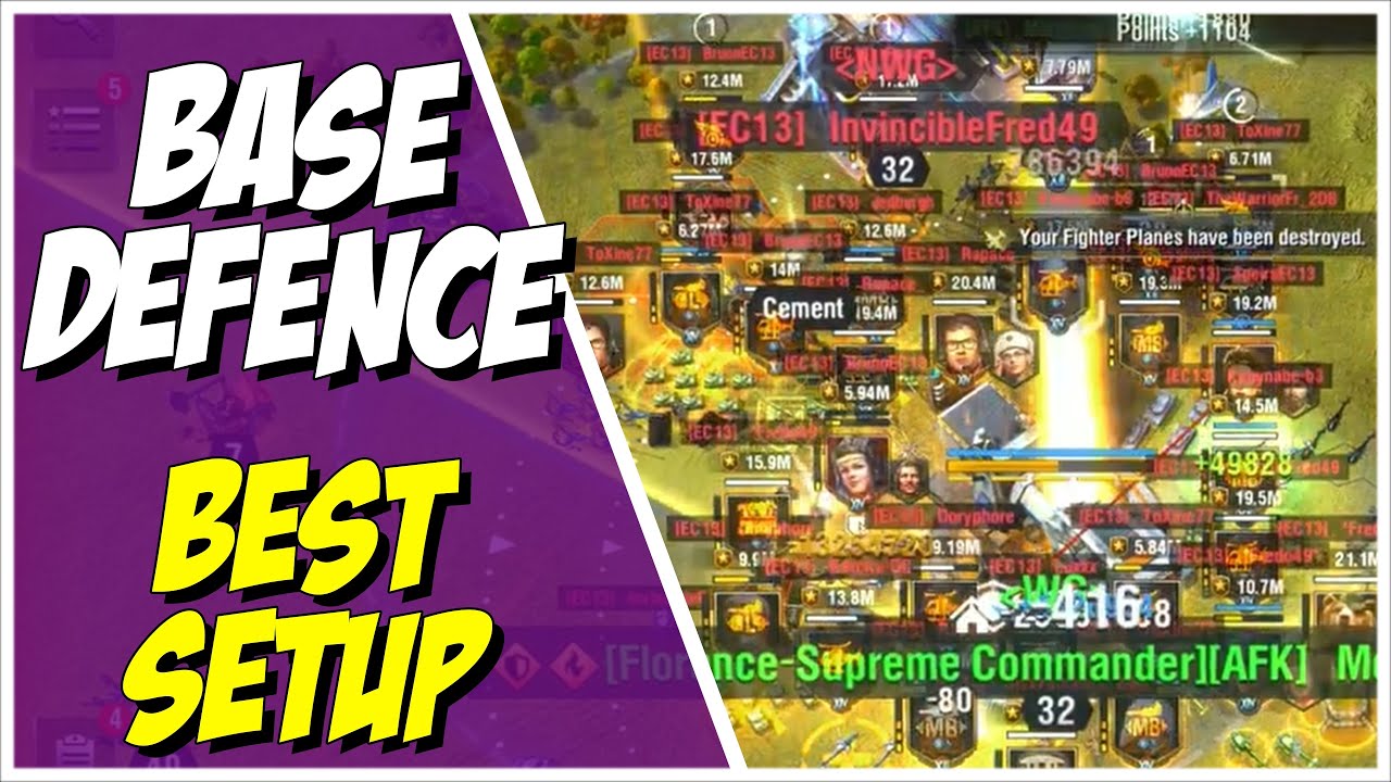 Maximize Your Base Defence, Units, Officers In Warpath - YouTube
