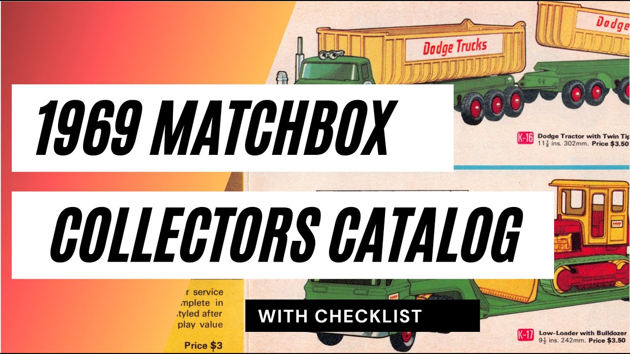 1969 Matchbox Lesney Collectors Catalog - Vintage Toys 1960s - YouTube