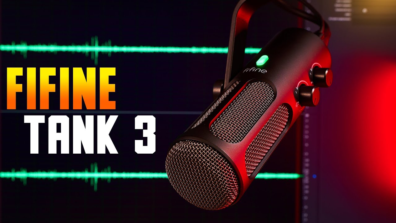 Fifine TANK 3 - Бюджетный микрофон с классным звуком - YouTube