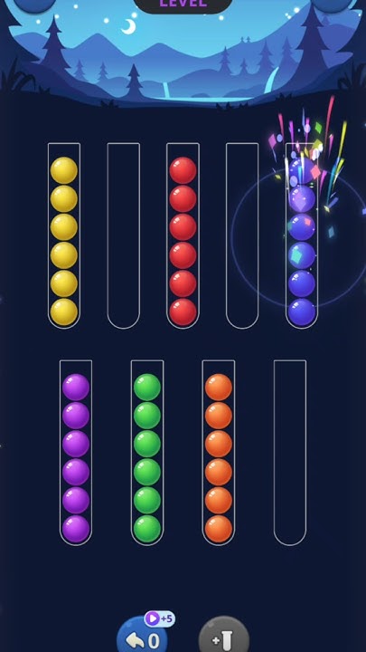 Ball Sorting Game Challenge | 🔵🔴🟡🟢 Puzzle Color Balls Sorting ...