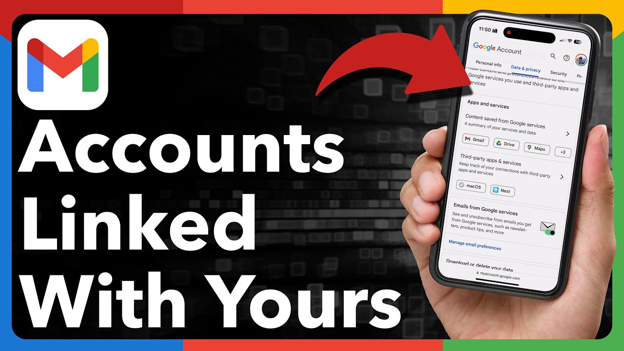 How To Find All Accounts Linked To Gmail Account - YouTube