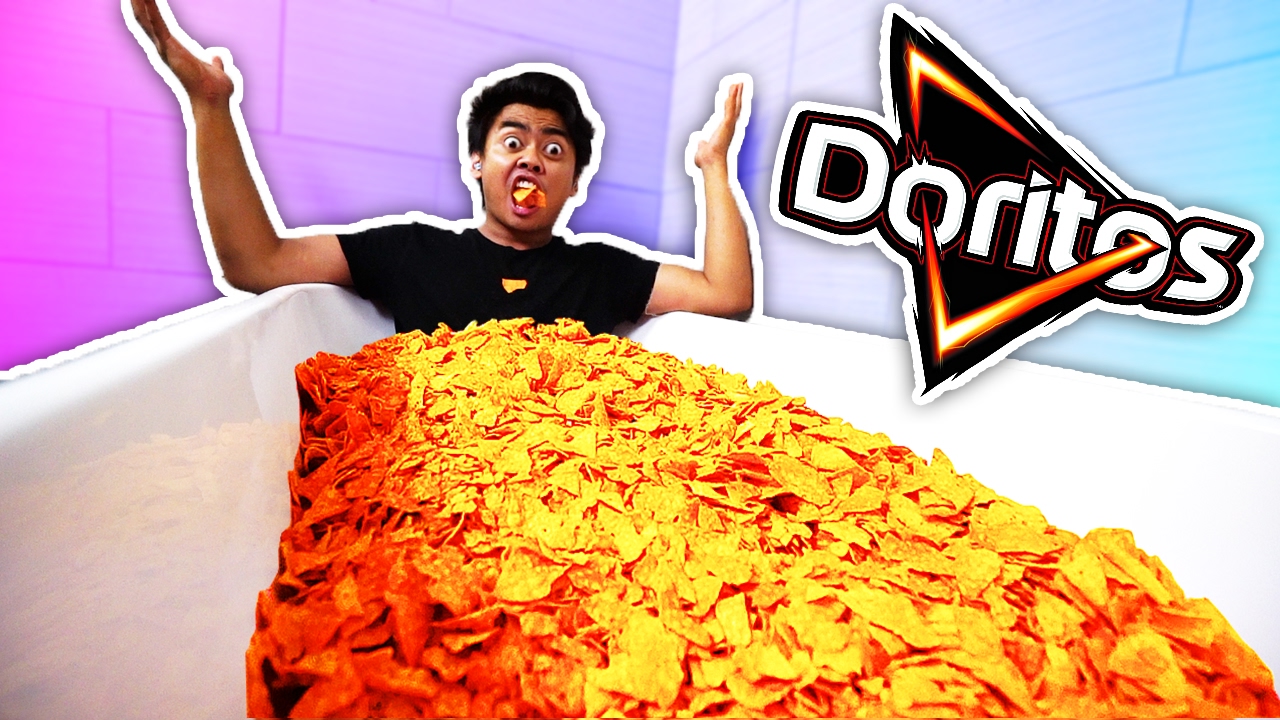 DORITOS BATH CHALLENGE! - YouTube