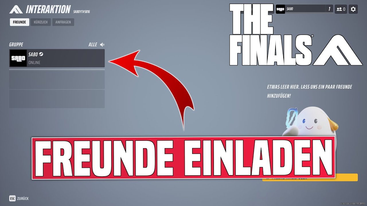 The Finals FREUNDE hinzufügen & einladen | Tutorial Deutsch - YouTube