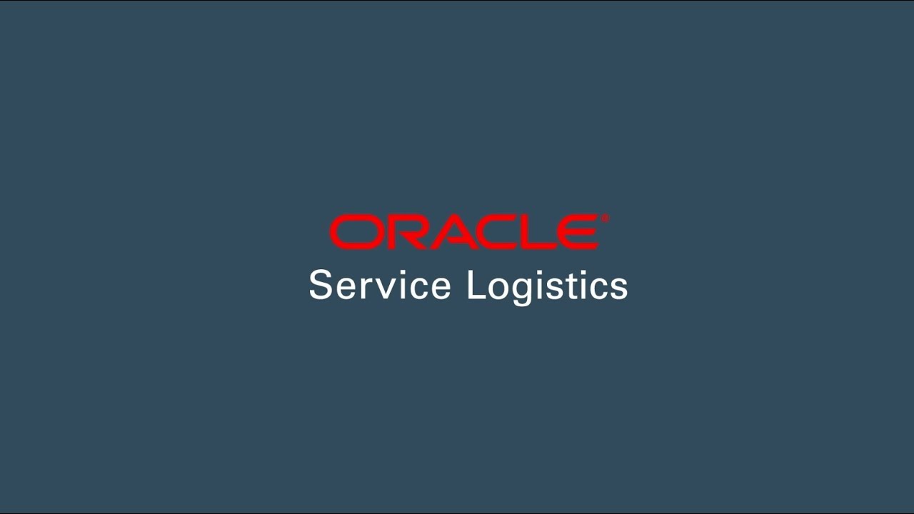 Oracle Service Logistics - YouTube