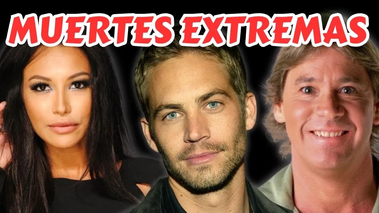 6 muertes trágicas de celebridades - YouTube