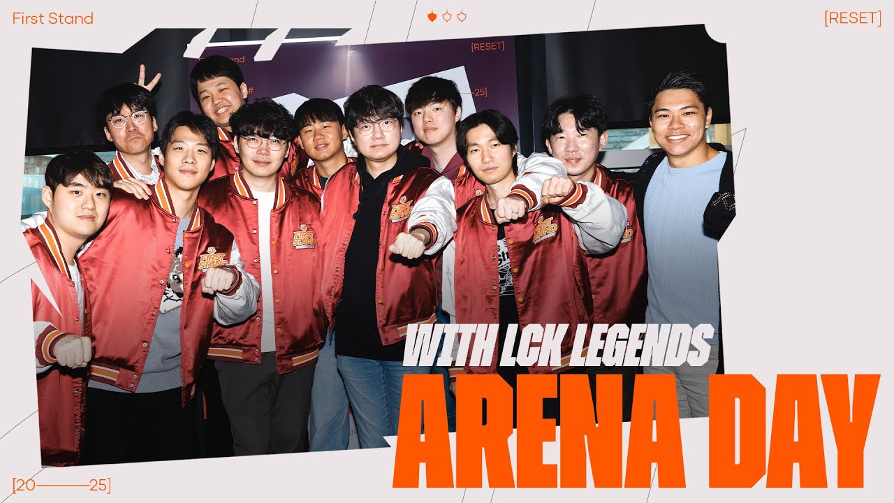 First Stand Arena Day with LCK Legends! - YouTube