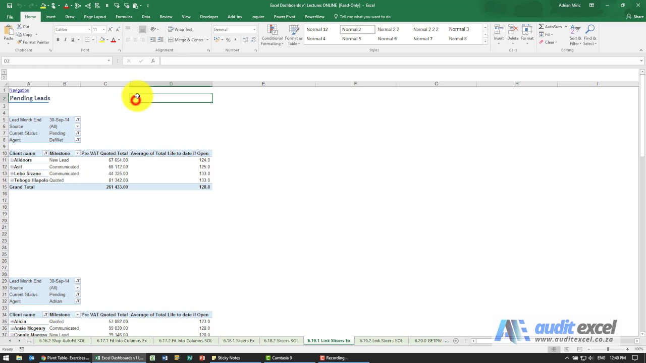 Connect Pivot Tables Exercise Solution Link In Description YouTube Connect Pivot Tables Exercise Solution Link In Description YouTube