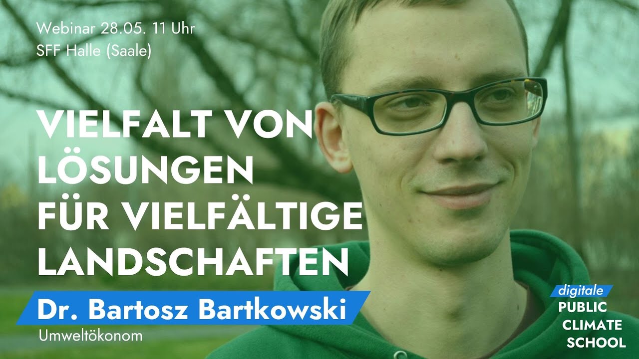 Dr. Bartosz Bartkowski – Vielfalt von Lösungen für vielfältige Landschaften #PCS20 - YouTube