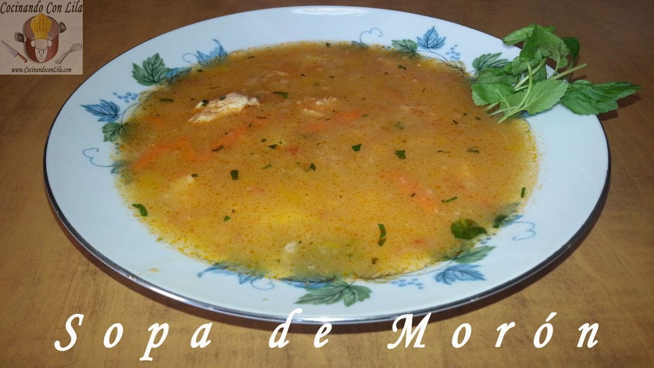 SOPA DE MORÓN - RECETA PERUANA - YouTube