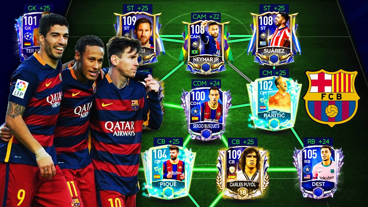 600M+ MSN BARCELONA SQUAD BUILDER + UPGRADE | FIFA MOBILE 21 FC ...
