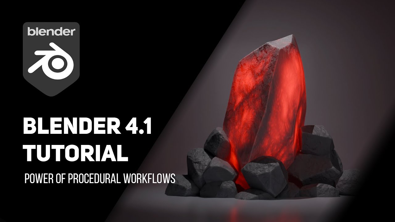Creating a Procedural Magical Rock in Blender - YouTube
