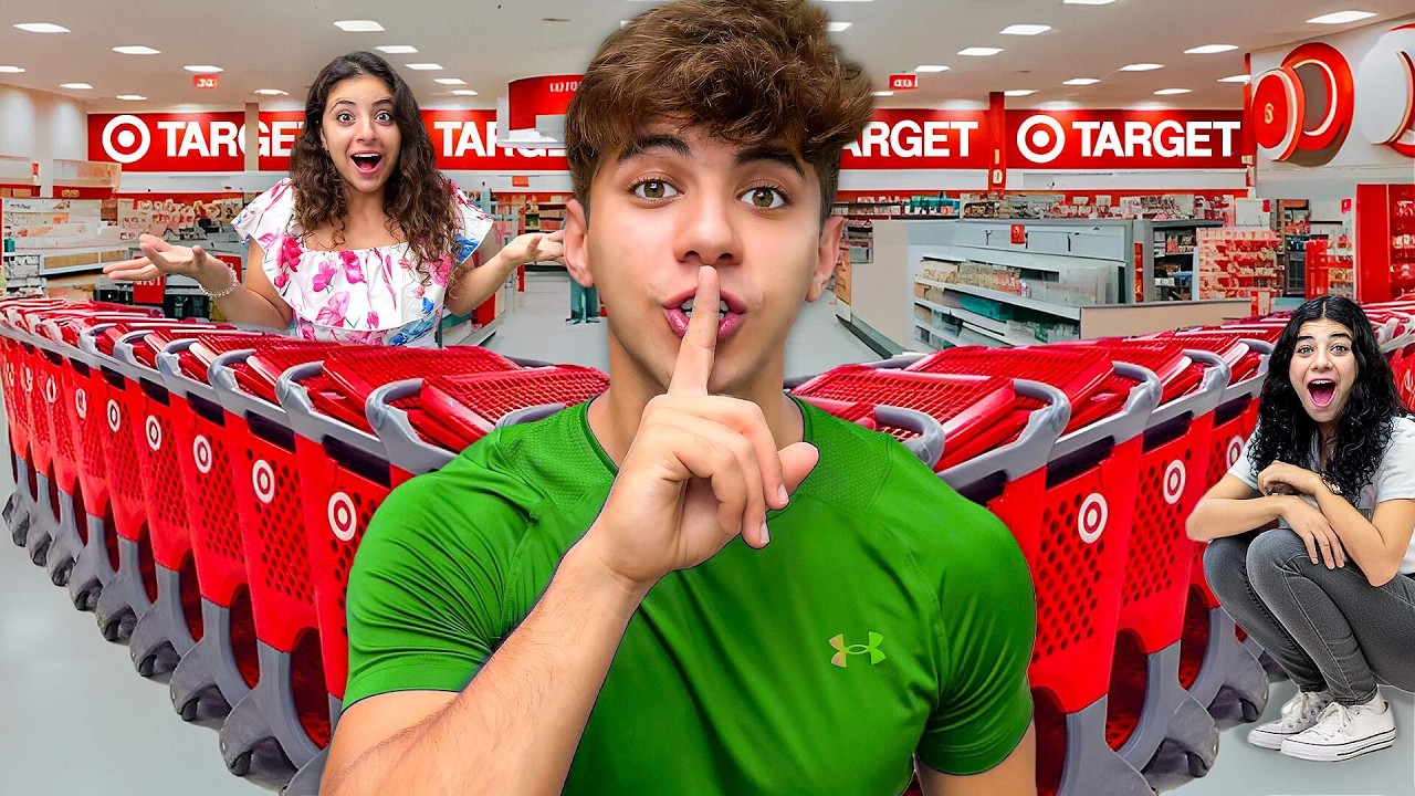 EXTREME HIDE N SEEK IN TARGET ! - YouTube