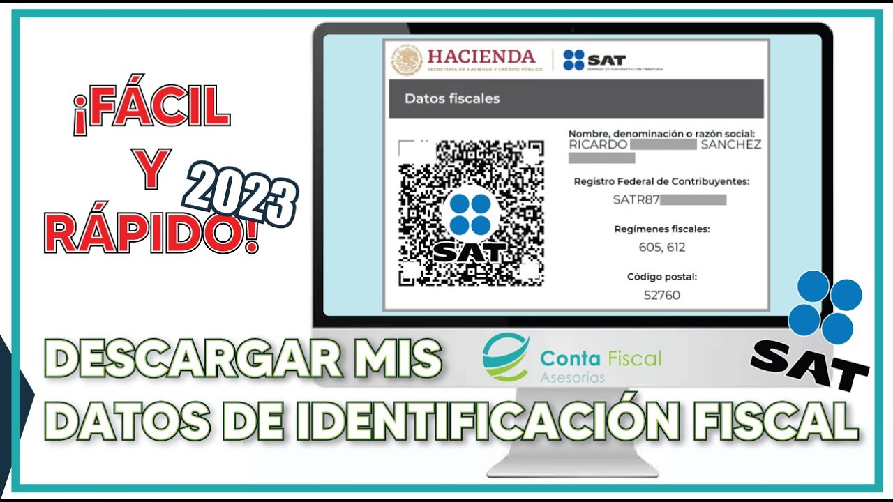 |🔥DESCARGAR MIS DATOS DE IDENTIFICACIÓN FISCAL, SAT ¡FÁCIL Y RÁPIDO!🔥 ...