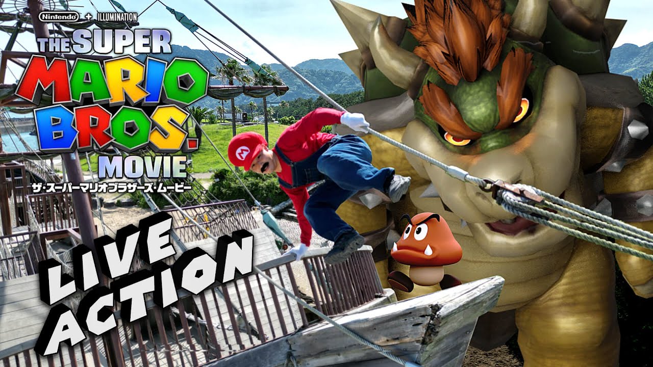 Super Mario Bros. Movie in live action on its own - YouTube