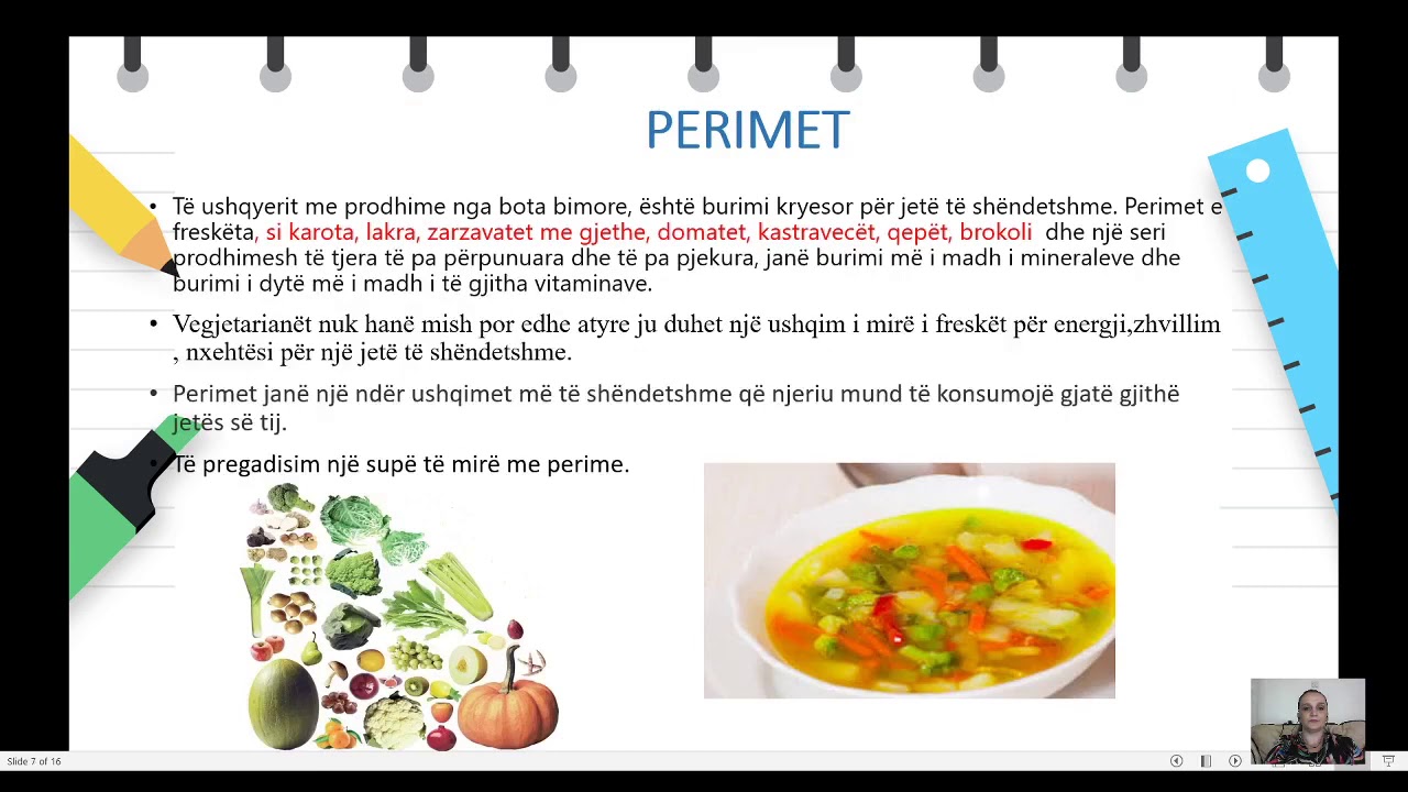 Klasa 3 - Shkencat natyrore - Ushqimi i shendetshem - YouTube