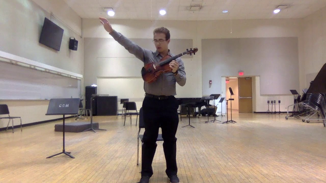 posture when seated and standing violin:viola - YouTube