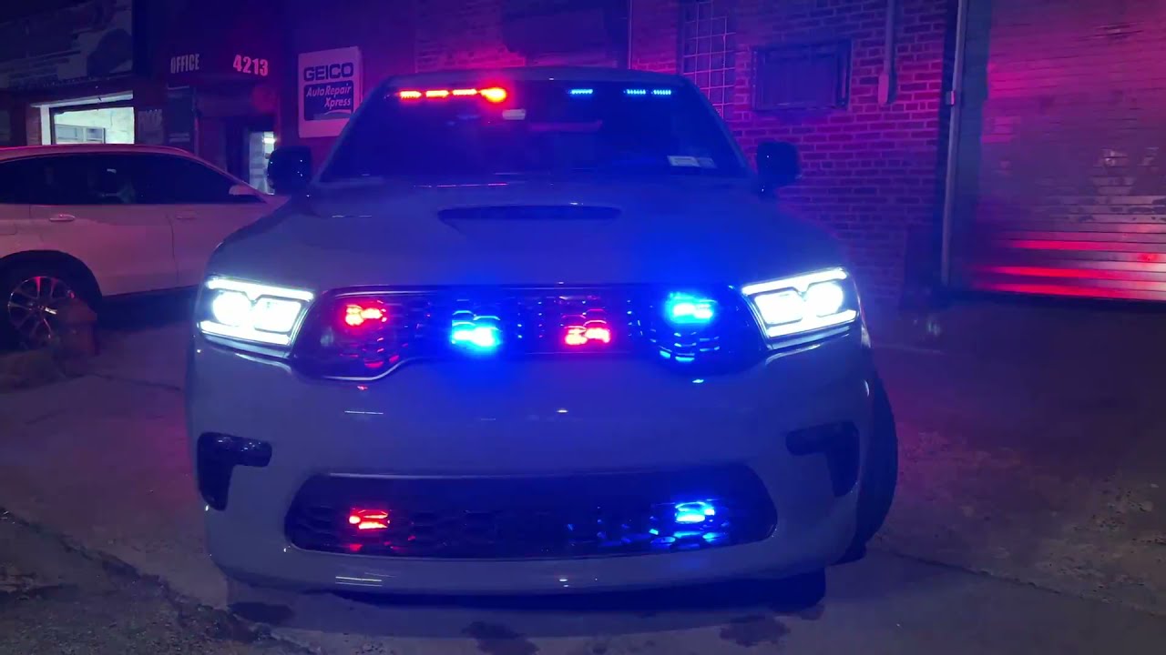 2021 Durango SRT SoundOff Signal Blue Print & 1st In Emergency Products ...