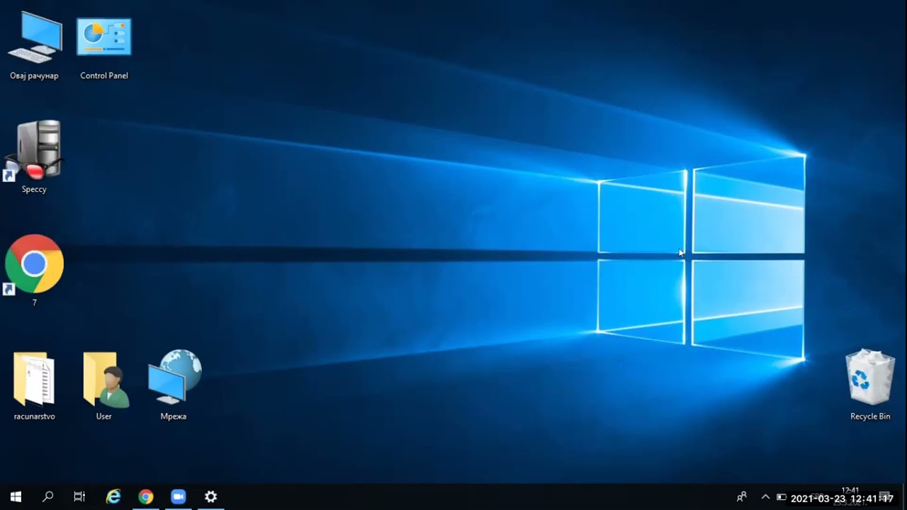 Podešavanja ikonica na desktopu - ponovo - YouTube