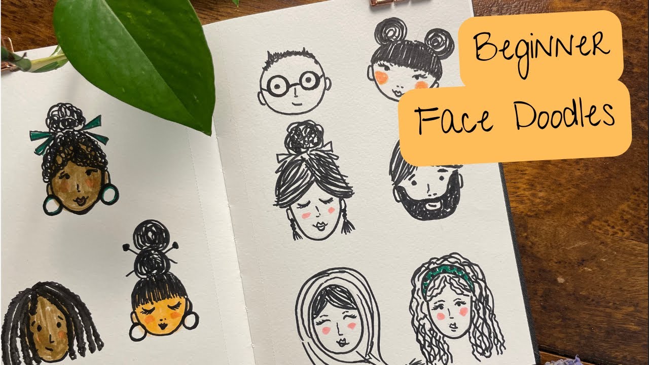 9 Cute Faces | How to draw faces for Beginners - YouTube