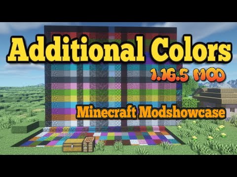 Minecraft 1.16.5 - Additional Colors mod - YouTube