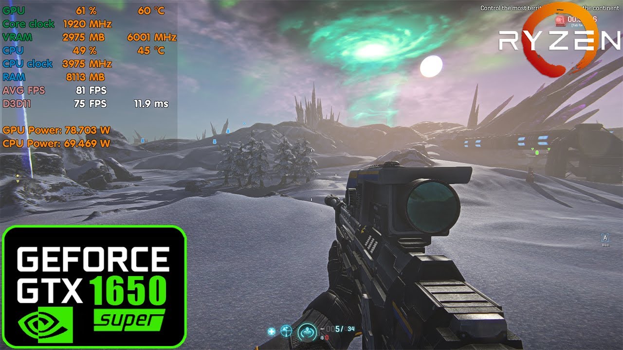 PlanetSide 2 | GTX 1650 Super + Ryzen 5 2600x | Low & Ultra Settings ...