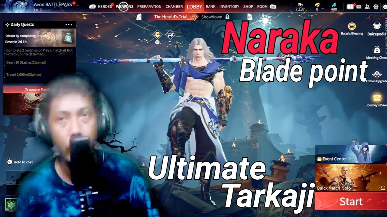 Naraka blade point ultimate Tarkaji - YouTube