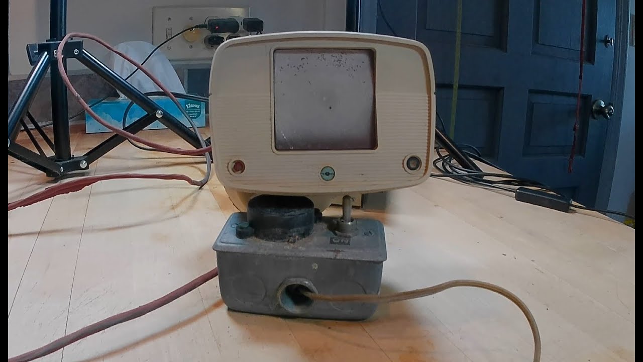 Vintage Infrared Motion detector - YouTube