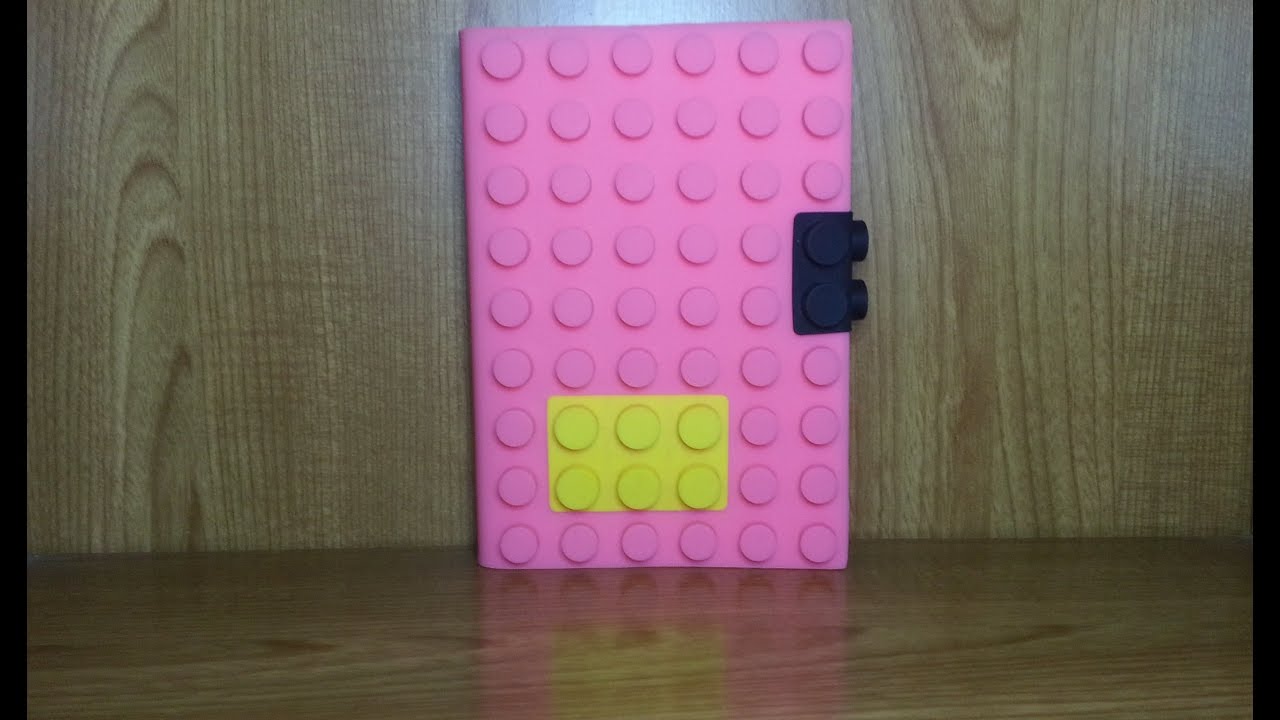 LEGO Agenda, Notebook, Cuaderno de silicona color rosa. VUELTA AL COLE ...