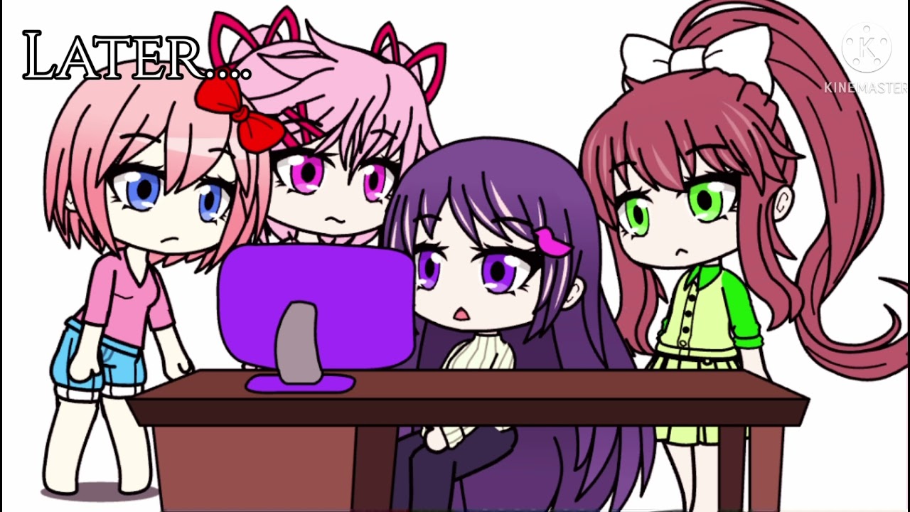 DDLC Gacha club: If the DDLC crew film a movie! - YouTube