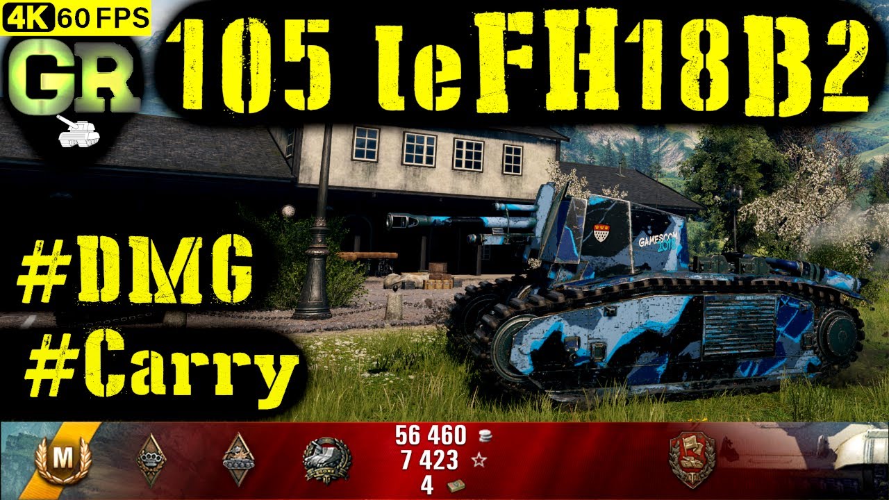 World of Tanks 105 leFH18B2 Replay - 3 Kills 2.6K DMG(Patch 1.4.0 ...