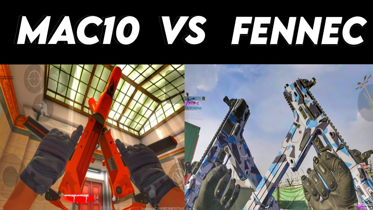 Combat Master Mac 10 VS CODM Fennec Akimbo - YouTube