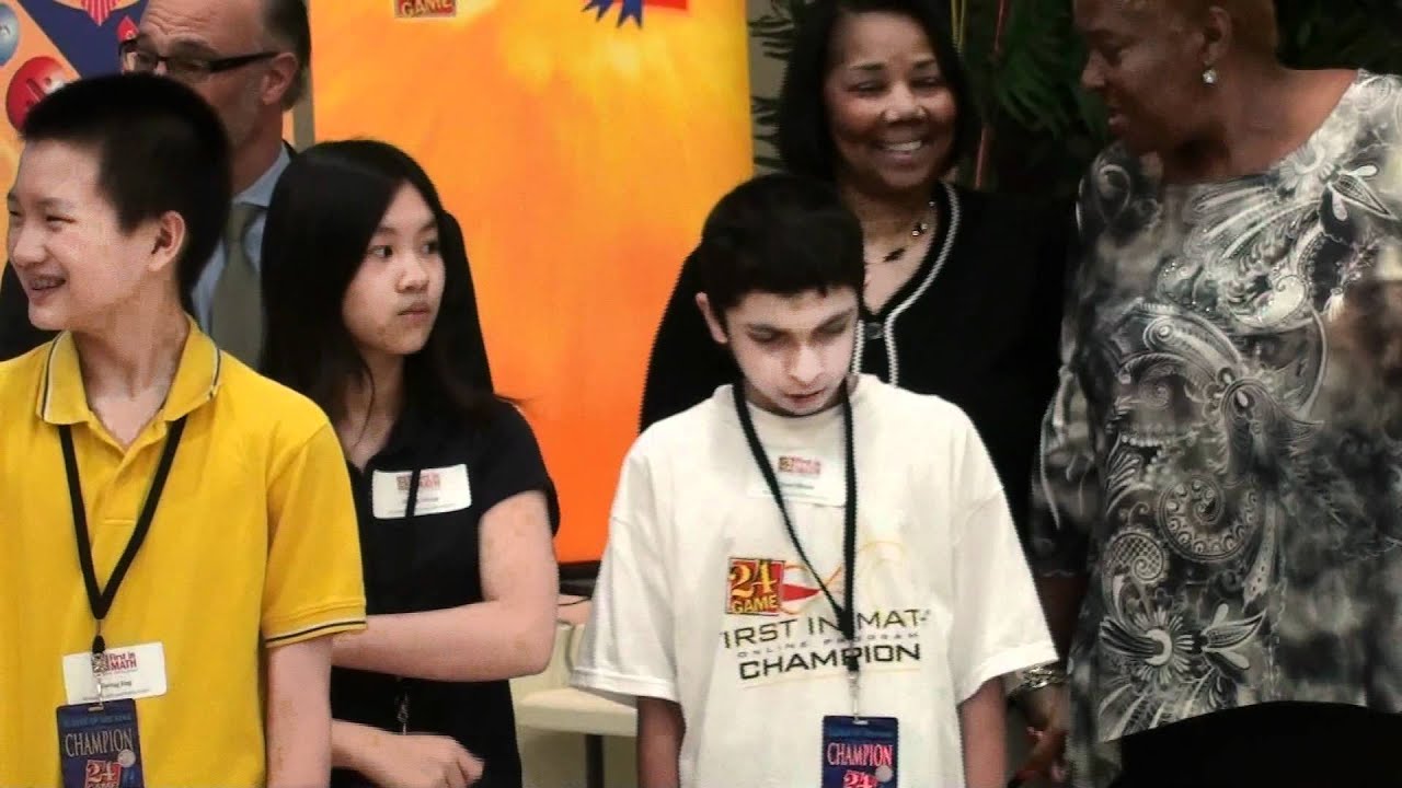Top student in First in Math - YouTube