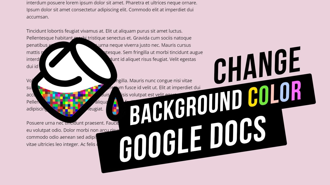 How To Change Background Color In Google Docs Page Color In Google Docs YouTube How To Change Background Color In Google Docs Page Color In Google Docs YouTube