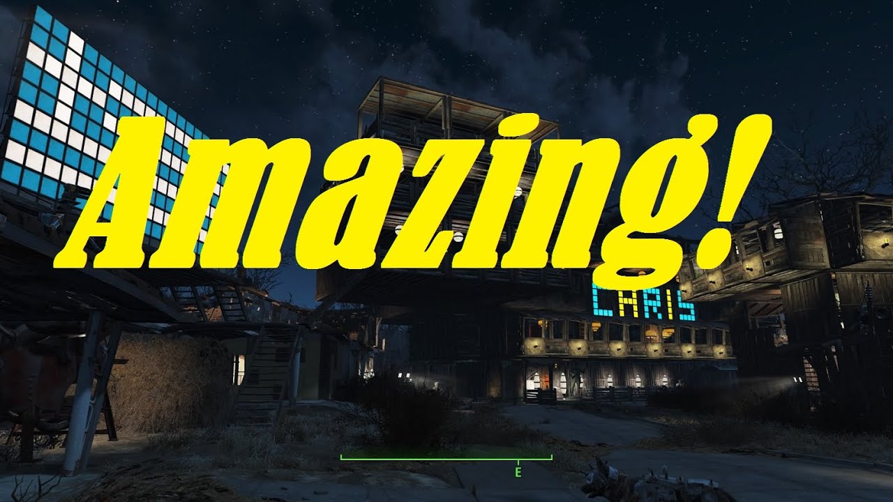 Fallout 4 | An Amazing Settlement and Unique POWER ARMORS ...