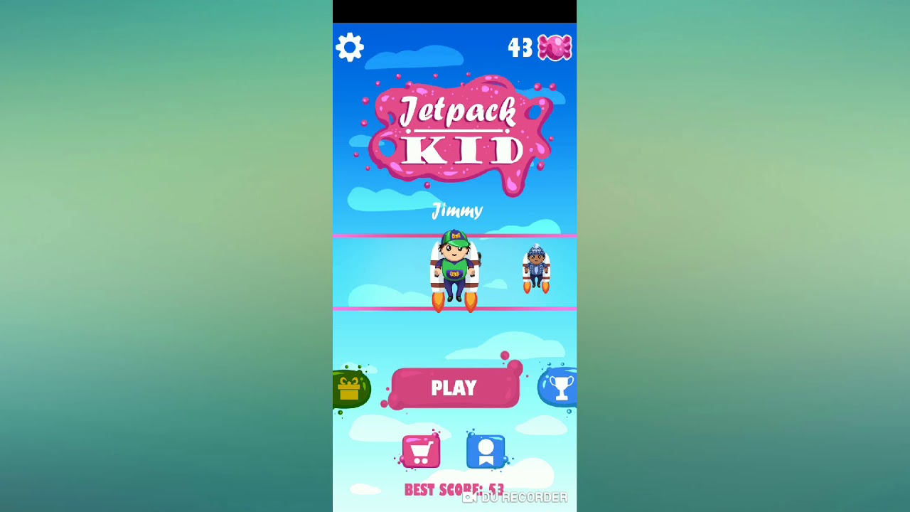 Jetpack Kid game template - YouTube